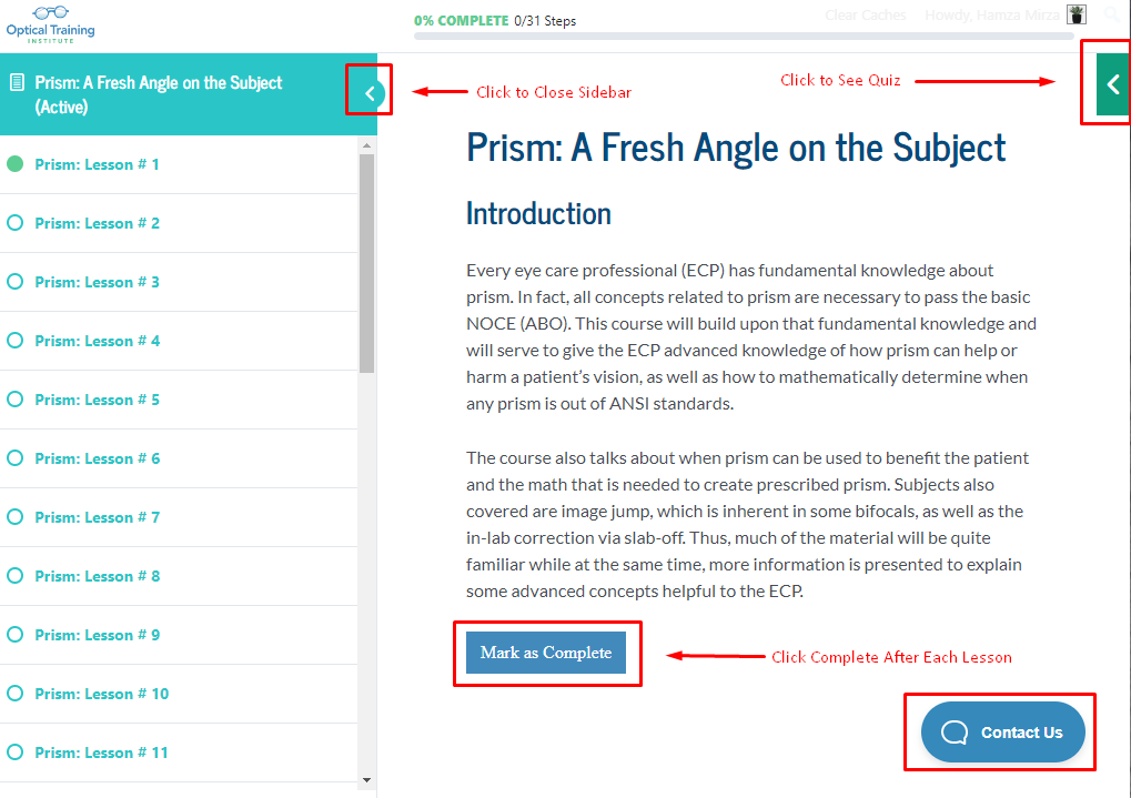 Advanced Opticianry and Optical Formulas (Active) – Optical Training ...