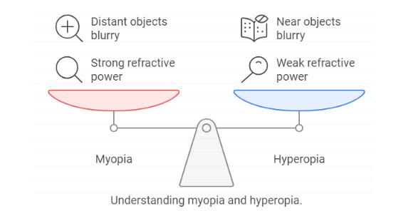 Anatomy & Refractive States. Identifying Ametropia with the Optical Cross